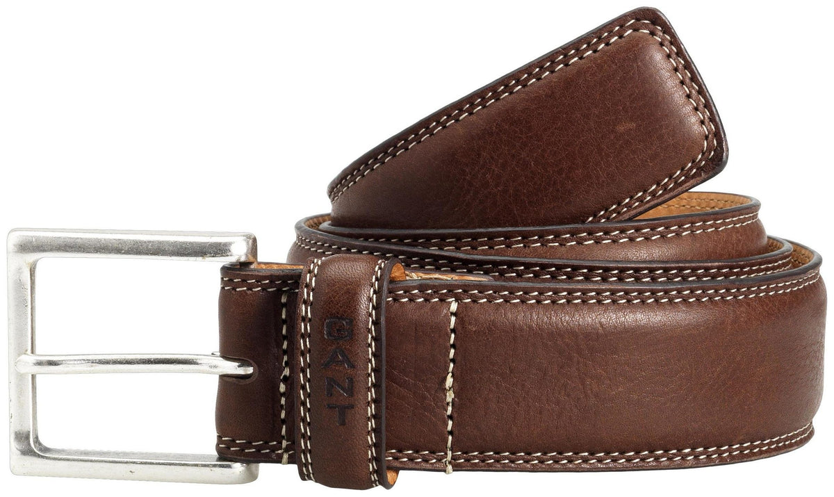 Gant Herren Gürtel Ledergürtel Made in Italy braun – Sportsgeiz